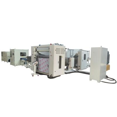 Cina Linea di produzione automatica completa per la fabbricazione di carta asciugamani piegata a N, dalla piegatrice alla confezionatrice in vendita