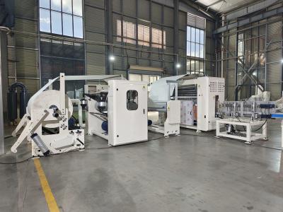 China Vollautomatische N-Fold Handtuchpapierherstellungsmaschine Produktionslinie von Faltmaschine bis Verpackungsmaschine zu verkaufen