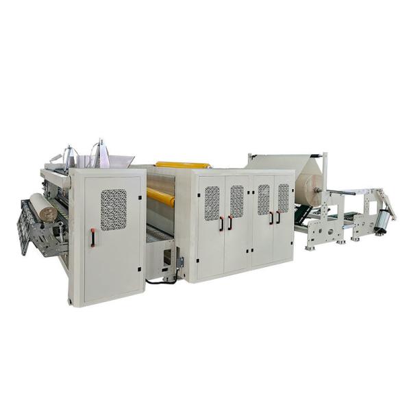 Quality Newest double perforating blade toilet paper/maxi towel roll rewinding machine for sale
