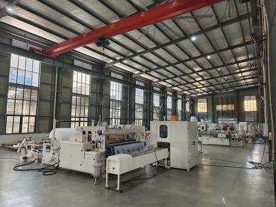 China Good price 48 rolls bundle packing small toilet paper roll making machine production line with individual roll package machine for sale