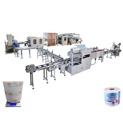 Cina Pieno automatico 1350mm 2 colori di stampa maxi carta di laminazione cucina rotolo di asciugamano macchina di produzione di linea in vendita