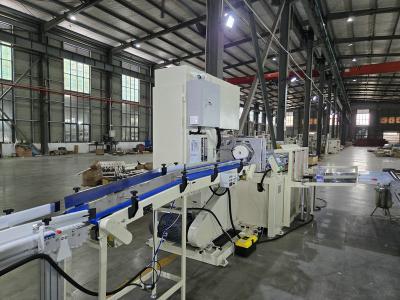 China High speed automatic label applicator maxi roll printing kitchen towel paper making machine production line price for sale