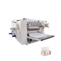 China Pneumatic Embossing Facial Tissue Paper Making Machine 1200mm Raw Material Diameter 2-10 Output Lines for sale
