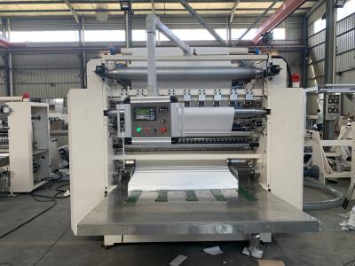 Cina Macchina pneumatica di goffratura di fabbricazione di carta del fazzoletto per il trucco delle unità Coreless automatico in vendita