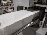 China Full Automatic Color Printing Napkin Paper Making Machine 600 Sheets Per Minute 1/8 Interfold for sale