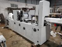 China Full Automatic Color Printing Napkin Paper Making Machine 600 Sheets Per Minute 1/8 Interfold for sale