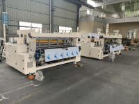 China PLC Automatic Toilet Paper Roll Rewinding Machine 2800mm Width Maxi Roll Making for sale