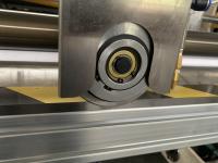 China PLC Automatic Toilet Paper Roll Rewinding Machine 2800mm Width Maxi Roll Making for sale