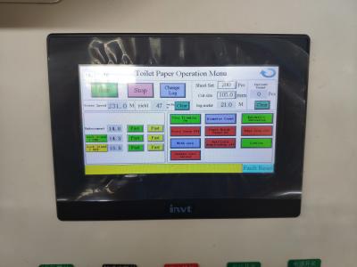 Cina Taglierina di fabbricazione automatica della macchina del rotolo enorme, macchina di carta di Rewinder in vendita