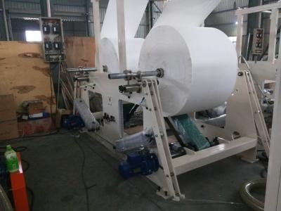 Cina L'inchiostro 15KW ha segnato la forma di v di Rewinder della macchina di fabbricazione di carta del fazzoletto per il trucco in vendita