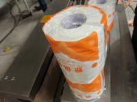 China Automatic Toilet Roll Wrapping Machine 100-200 Packs Per Minute SPP Film Paper Roll Packer for sale