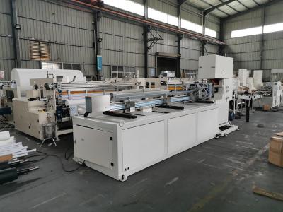 China Het Document die van het het Broodjestoiletpapier van 30KW Jrt Machinespleet maken opnieuw opwinden Te koop