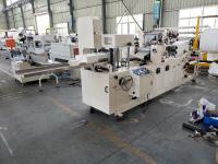 China Automatic Embossing Folding Napkin Tissue Paper Making Machine 600 Sheets per Minute for sale