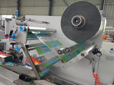 Cina Macchina avvolgitrice del rotolo di carta di Xinyun, impacchettatrice della carta igienica del servocomando 7.5Kw in vendita
