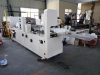 China Automatic Napkin Printing Folding Machine 400mm Width 600-800 Sheets Per Minute for sale
