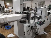 China Automatic Napkin Printing Folding Machine 400mm Width 600-800 Sheets Per Minute for sale