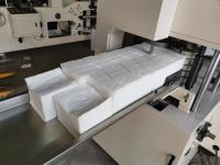 China Automatic Napkin Printing Folding Machine 400mm Width 600-800 Sheets Per Minute for sale