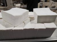 China Automatic Napkin Printing Folding Machine 400mm Width 600-800 Sheets Per Minute for sale