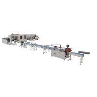 China Servo System Tissue Paper Cutting Machine 380V 5kW Fault Prompt PLC Control for sale