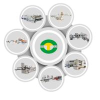 China Servo System Tissue Paper Cutting Machine 380V 5kW Fault Prompt PLC Control for sale