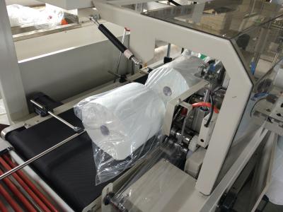 Cina contenitore audiovisivo Maxi Roll Paper di cartone della macchina del sigillatore dell'involucro degli strizzacervelli 1.35kw in vendita