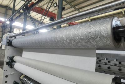China La máquina de la producción del papel seda del rollo enorme, tinta 5.5KW marcó la máquina del plegamiento de Z en venta