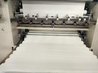 China Automatic Box Drawing V Fold Facial Tissue Paper Making Machine 900 Sheets per Min for sale