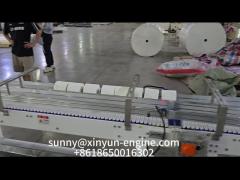 Avvolgimento 3D completamente automatico 1/2/4/6 rotoli piccola macchina di imballaggio di carta igienica e asciugamani da cucina