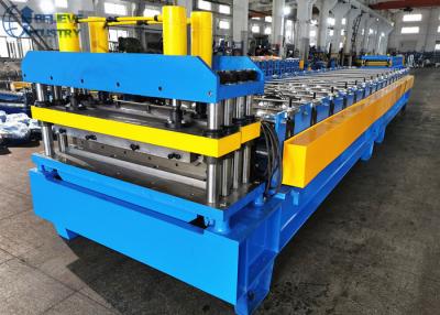China PPGI PPGL Color Coated Steel / Metal Tile Roll Forming Machine for sale