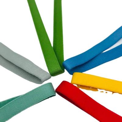 China Wholesale high quality stain shiny bra elastic strap bias tape webbing elastic band for bra for sale