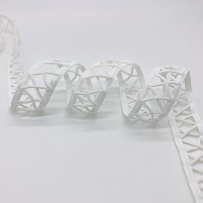 China 30mm nylon elastic band lady bra sexy  breathable shoulder vest strap webbing for sale
