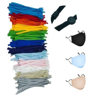 China Elastic Bands with Adjustable Buckle High Stretch String Cord Elastic Thread Rope for DIY Crafts Earloop Lanyard Earmuff Rope for sale