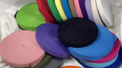 China Eco-friendly cotton tapes 50M/Roll Cotton Tape Ribbons Herringbone Cotton Webbings For garment accessories for sale
