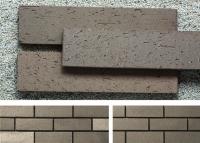 China Solid Rough Surface Exterior Thin Brick For Outside Wall 240x60mm for sale