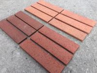 China Customized Red wire cut Split Face Brick for Exterior Wall Decoration for sale