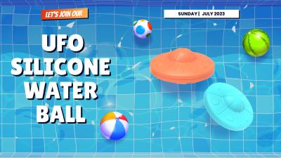 Cina Pallone d'acqua a forma di UFO riutilizzabile, pallone d'acqua di silicone, giocattoli per bambini all'aria aperta, festa estiva in vendita