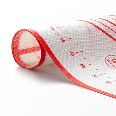 Cina 2024 Vendita calda 60 * 40cm fabbrica personalizzato Logo utensili da cucina cuscinetti di superficie di rotolamento in silicone cottura cuscinetti antiscivolo in vendita