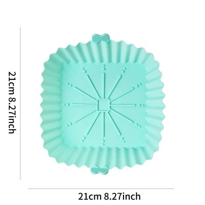 Cina Air Fryer Silicone Pot Food Grade Sicurezza Air Fryer Forno Accessori Quadrato Facile Da Pulire Air Fryer Silicone Liner in vendita