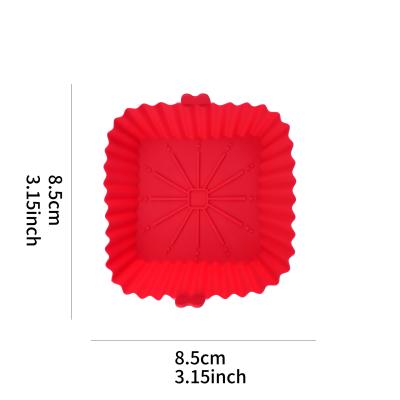 Cina Air Fryer Silicone Pot Food Grade Sicurezza Air Fryer Forno Accessori Quadrato Facile Da Pulire Air Fryer Silicone Liner in vendita