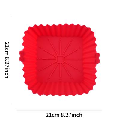 Cina Air Fryer Silicone Pot Food Grade Sicurezza Air Fryer Forno Accessori Quadrato Facile Da Pulire Air Fryer Silicone Liner in vendita