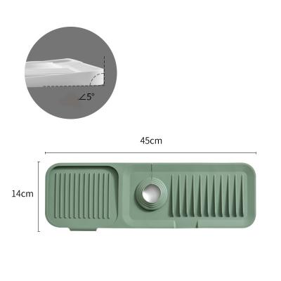Cina Manicotto del rubinetto in silicone Tavolo Mat utensili da cucina lavanderia del lavandino Sapone Spugna supporto accessori Matta per il deposito di piccoli attrezzi in vendita