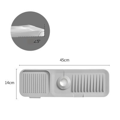 Cina Manicotto del rubinetto in silicone Tavolo Mat utensili da cucina lavanderia del lavandino Sapone Spugna supporto accessori Matta per il deposito di piccoli attrezzi in vendita