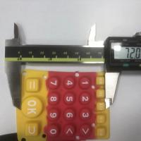 China Custom Silicone Rubber Button Keypad 30-70 Shore A Food Grade Material for sale