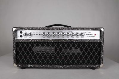 China Custom SSS Steel String Singer Tone Deluxe Handwired Guitar Amp Head 100W with Imported Snake Tolex Vox Grill Cloth for sale