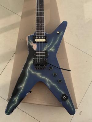 Factory Customized dean dimebag Electric Guitar Vintage Relic Aged Quality Electric Guitar, The Dean From Hell