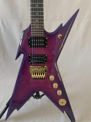 Custom Dean Dime Razorback DCR Black Tooth Limited Electric Guitar
