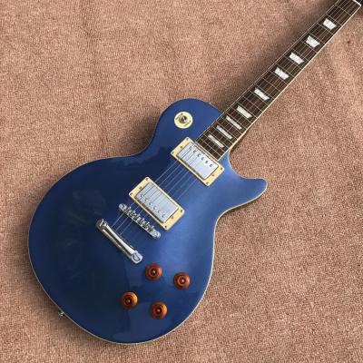China Custom Shop LP Standard 1959 R9 electric guitar, Metallic blue, Rosewood Electric guitar with hard case, Free shipping for sale
