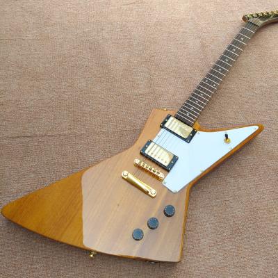 China RD type Electric Guitar in Natural wood color, Custom Shop RD guitar with Chrome hardware, Dots inlays, Free shipping for sale