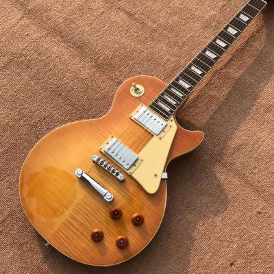 China Custom Shop NEW LP Standard 1959 R9 electric guitar, Flame Maple Top, Rosewood Electric guitar with hard case for sale