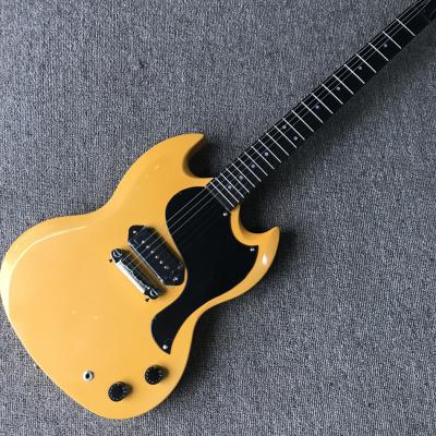 China Custom relic SG electric guitar, A P90 pickup, ebony fingerboard relic electric guitar, free shipping for sale